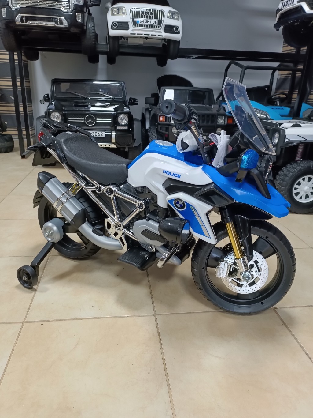 Rollplay Bmw R1200GS Police Motor - Fable Akülü Araba