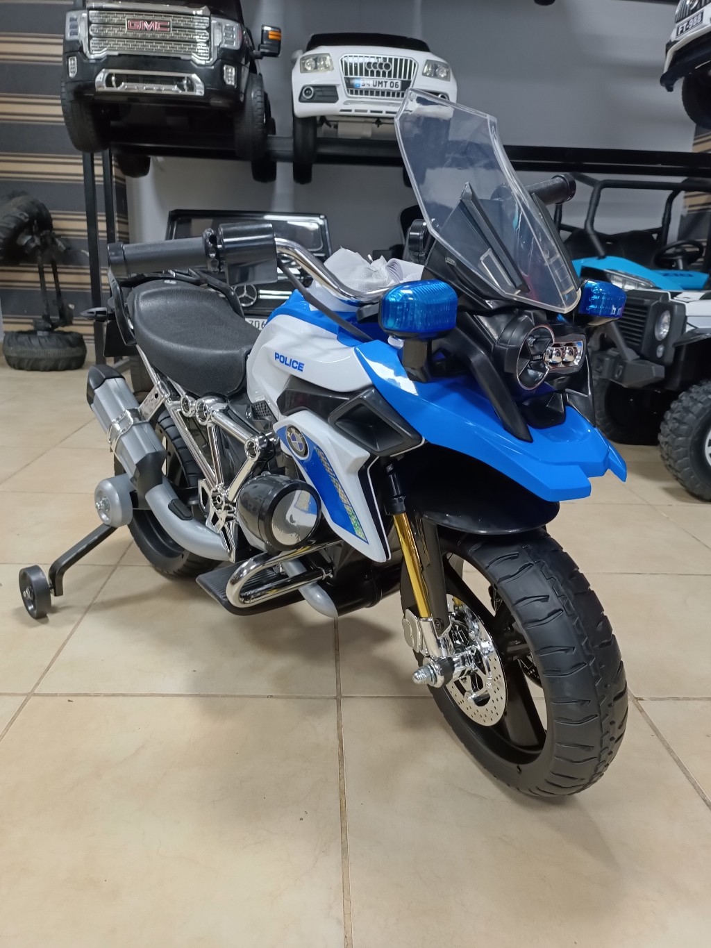 Rollplay Bmw R1200GS Police Motor - Fable Akülü Araba