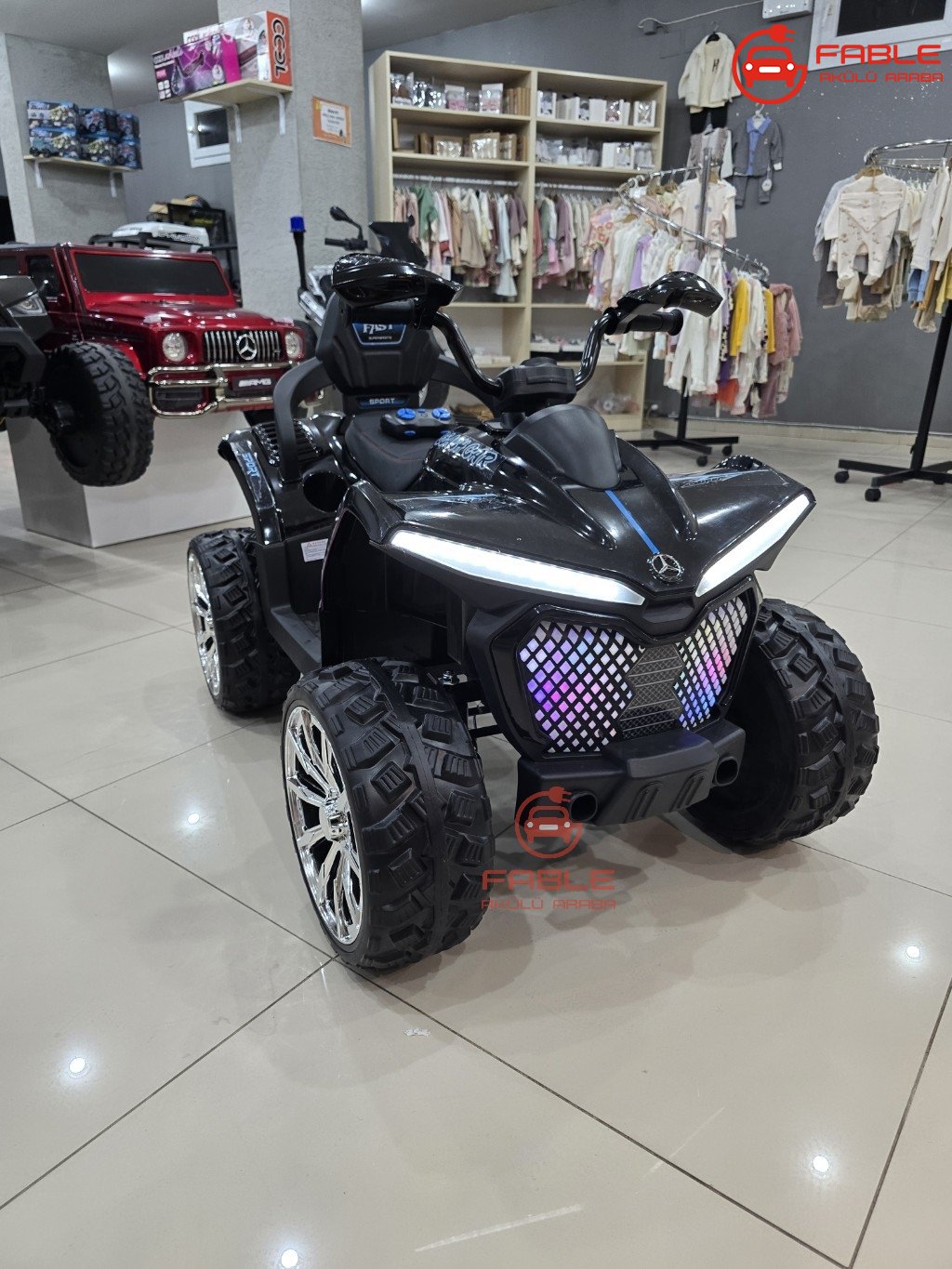 Beach Car ATV! 12V, Uzaktan Kumandalı, Yavas-Hızlı Modu, Ayaktan Gazlı ...